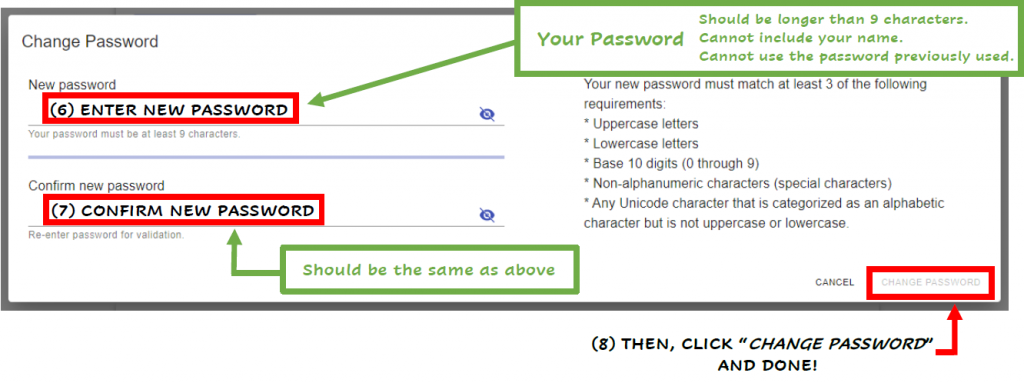 Password Self management for Students/Staff/Teaching Staff – Computer ...